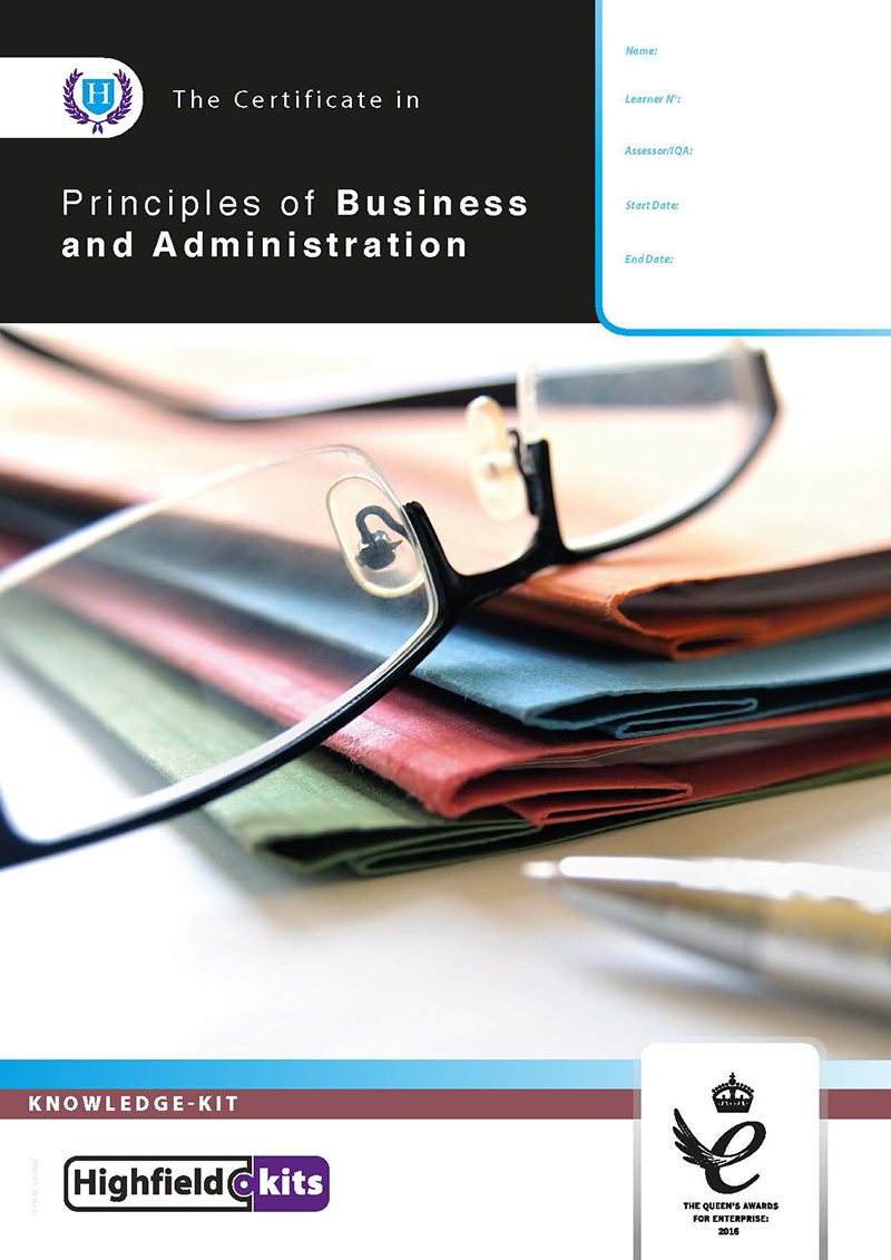 Business Administration Highfield-kit | Level 2 | Improved Learning