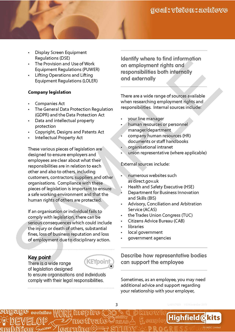 Business Administration Highfield-kit | Level 2 | Improved Learning