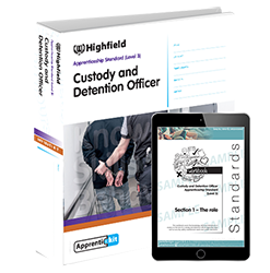 Custody and Detention Officer Standard Apprenti-kit | Level 3