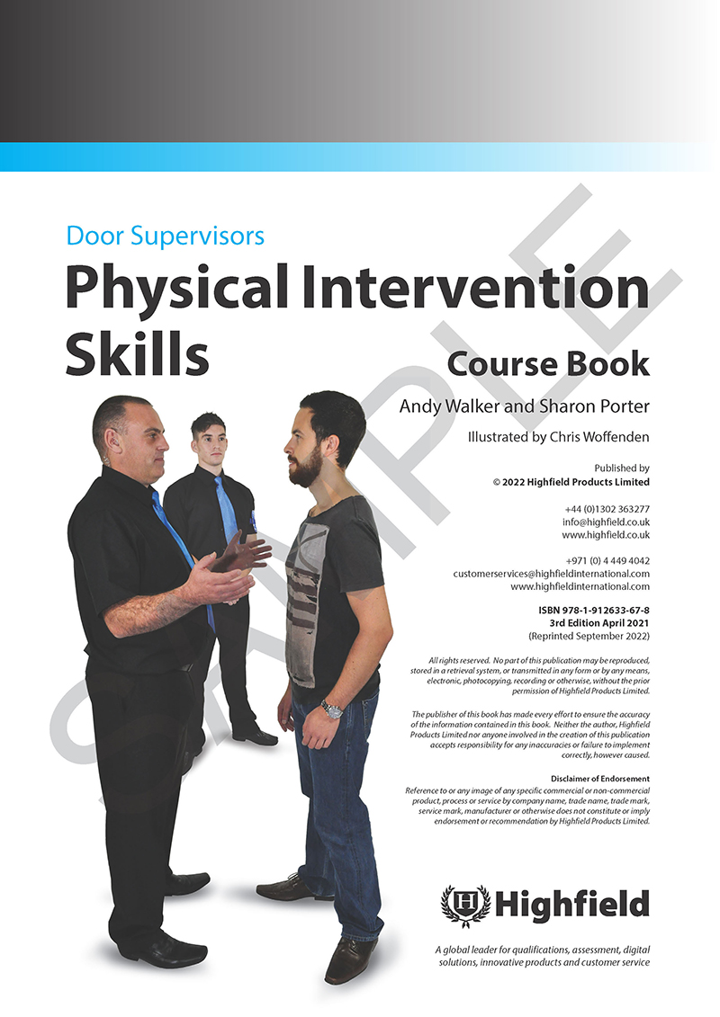 Physical Intervention Training | Course Book