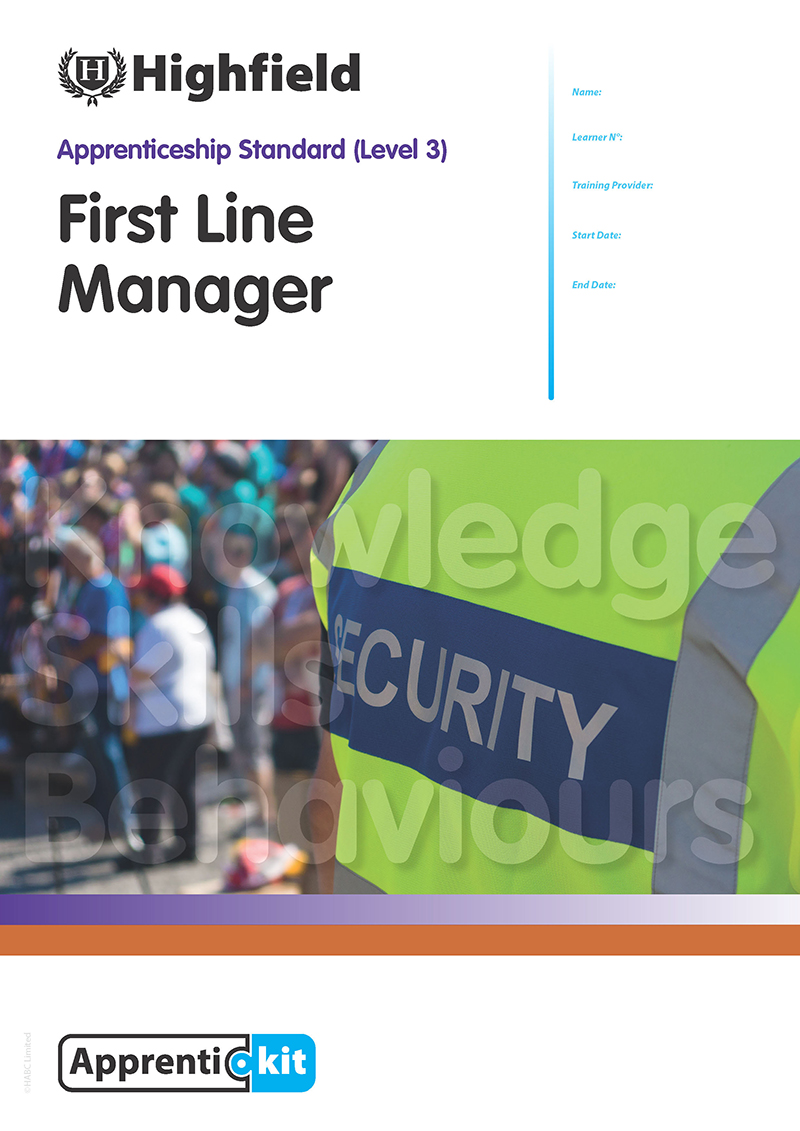 Security First Line Manager Apprenti-Kit | Level 3