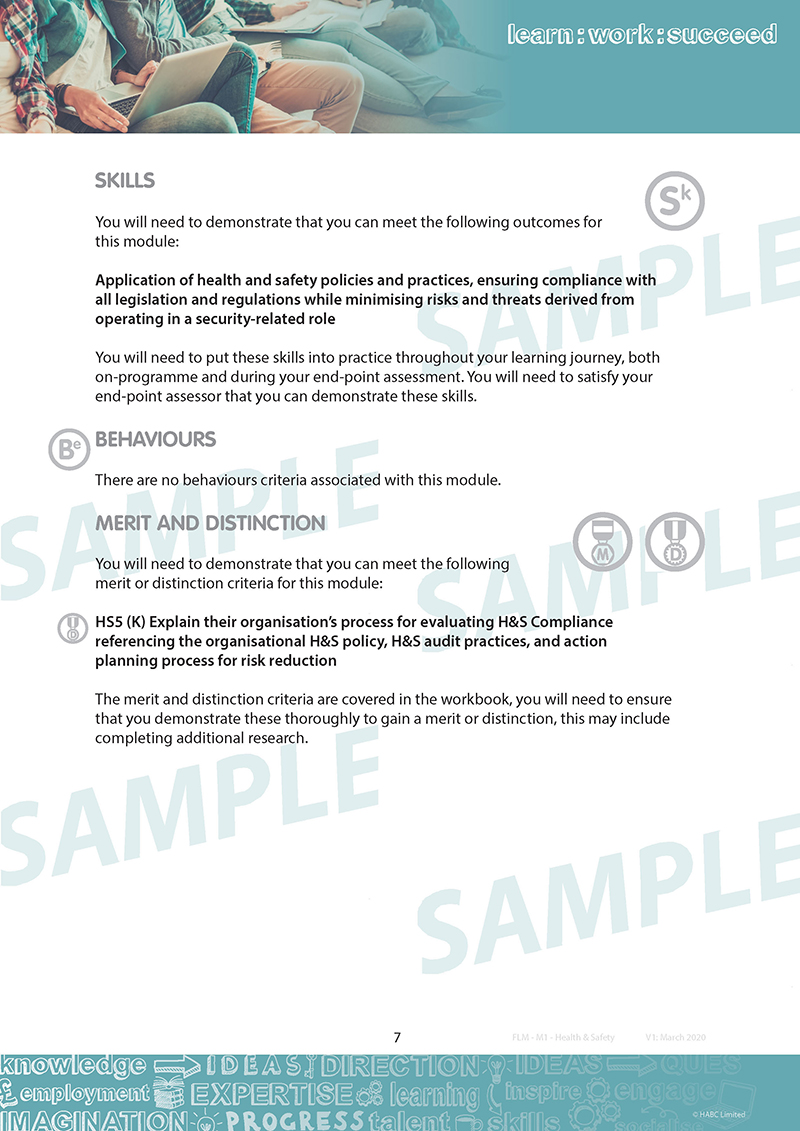 Security First Line Manager Apprenti-Kit | Level 3