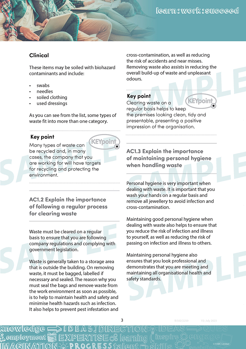 Cleaning Principles | Highfield-Kit | Level 2 Certificate