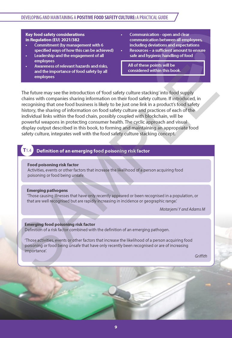 Developing a Positive Food Safety Culture | Level 3