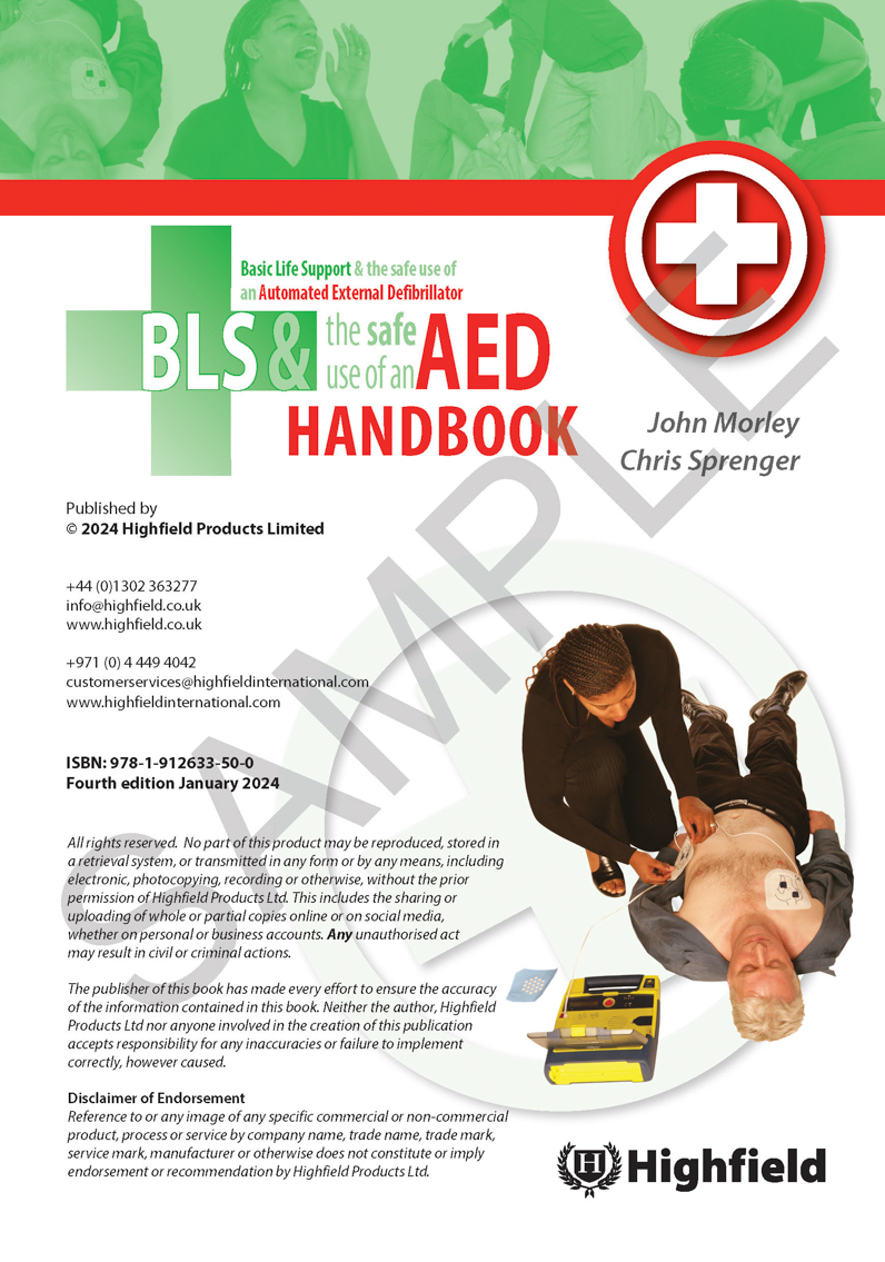 BLS & AED Handbook | First Aid Training Resources | Highfield