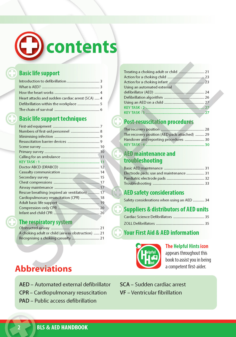 BLS & AED Handbook | First Aid Training Resources | Highfield
