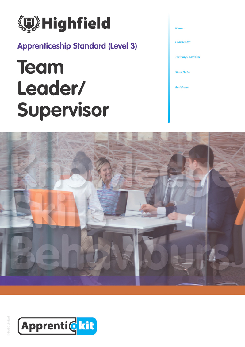 Level 3 Team Leader/Supervisor | Apprenti-Kit | Highfield